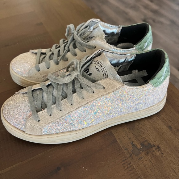 P448 | Shoes | P448 Glitter Sneakers | Poshmark